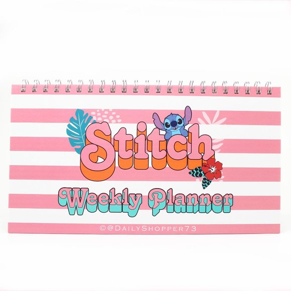 Disney | Office | Disney Stitch Weekly Planner Todo Shopping Lists ...